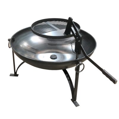 Up-Down Swing Arm BBQ Rack, Firepit Grill Rack, Cooking Fire Pit
