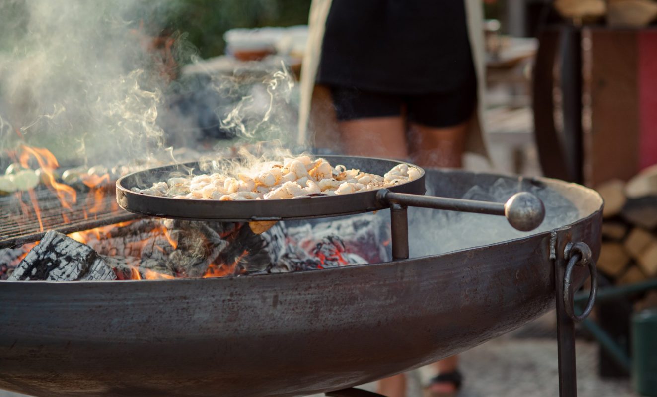 Grilled Tiger Prawns with Tamarind Dipping Sauce - FirepitsUK