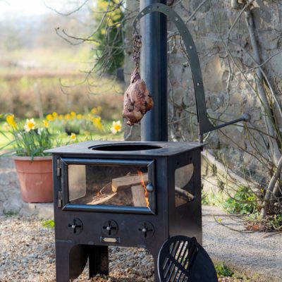 Small Outdoor Wood Burner BBQ